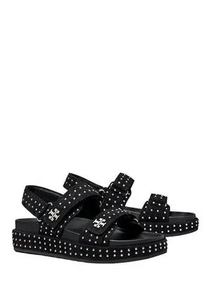 Tory Burch Kira Burch Sandal Perfect Black/silver