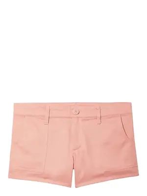 Paradised Kelly Cotton-twill Shorts - Peach