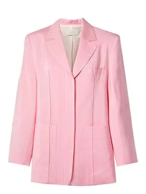 Lvir Woven Blazer - Baby Pink