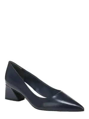 Franco Sarto Racer Pointed Toe Pump - Navy