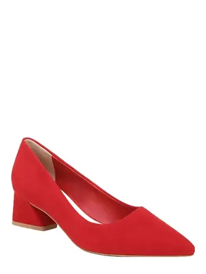 Franco Sarto Franco Sarto Racer Pointed Toe Pump Red