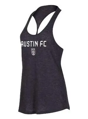 CONCEPTS SPORT Austin Fc Radiant Twist Back Tank Top - Heather Charcoal