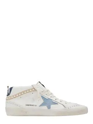 GOLDEN GOOSE DELUXE BRAND Golden Goose Mid Star Wing-Tip Sneakers