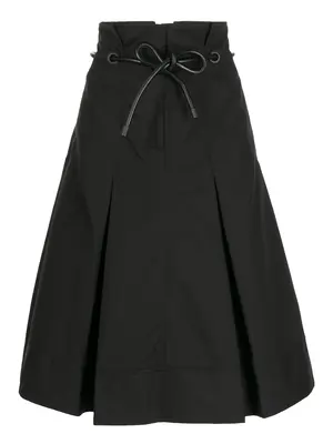 3.1 Phillip Lim Origami Midi Skirt - Black