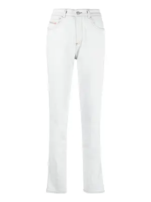 DIESEL® Mid-rise Straight-leg Jeans - Blue