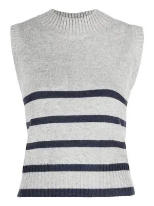 BRUNELLO CUCINELLI Striped Cashmere Vest