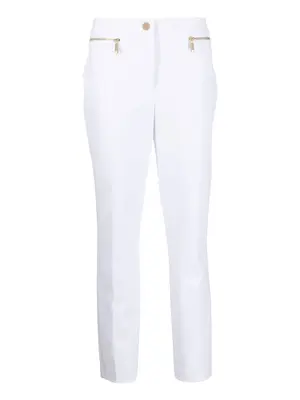 Michael Kors Mid-rise Slim Trousers - White