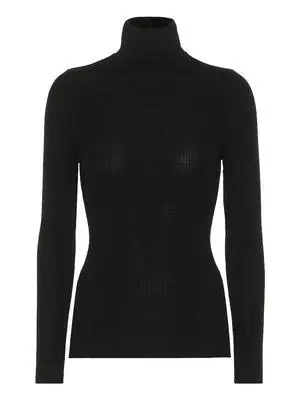 Wolford Wool Turtleneck Sweater - Black