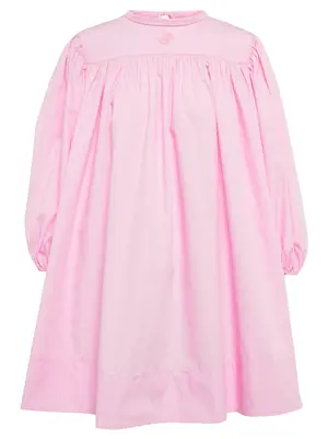 Patou Cotton Poplin Minidress - Pink