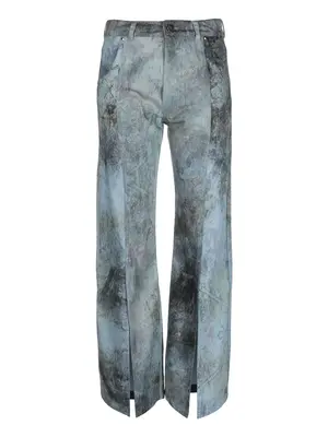 WEINSANTO Weinsanto Stud-Embellished Bootcut Trousers
