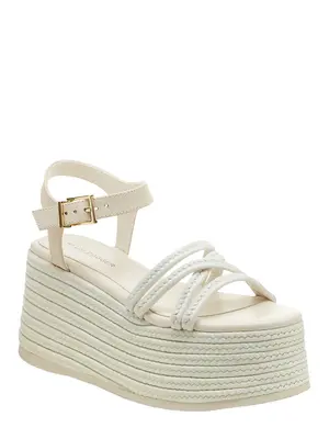 KELSI DAGGER BROOKLYN Kelsi Dagger Brooklyn Mend Platform Wedge Sandal Salt