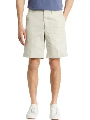Berle Prime Pleated Poplin Shorts - Light Tan