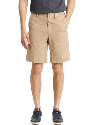 Berle Prime Flat Front Shorts - Tan
