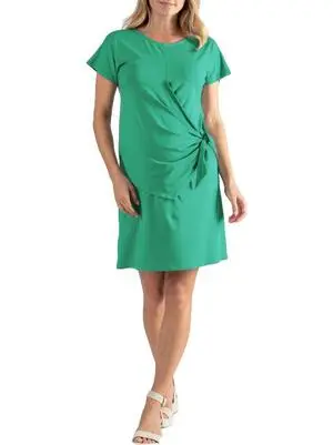 CACHE COEUR Cache Coeur Matelot Maternity/Nursing Dress Green