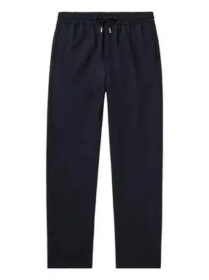 MR P. Mr P. - Tapered Virgin Wool-Blend Sweatpants - Men - Blue - 38