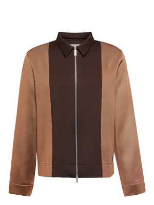 JIL SANDER Colorblocked Jacket - Brown