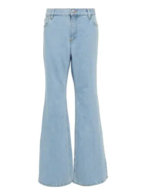 Magda Butrym High-rise Flared Jeans - Blue
