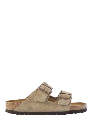 BIRKENSTOCK Arizona Suede Sandals - Brown