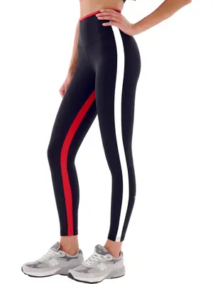 Splits59 Sam High Waist Rigor 7/8 Black/pirate Red