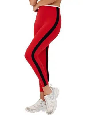 Splits59 Sam High Waist Rigor 7/8 Pirate Red/black