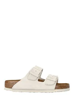 BIRKENSTOCK Suede Arizona SFB Sandals White
