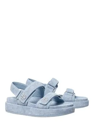 Tory Burch Tory Burch Kira Platform Sport Sandal Blue Cloud