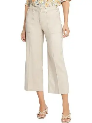 NYDJ Wide-leg Cropped Pants - Feather