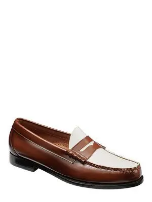 G.H.BASS G.h.bass Larson Weejun Loafers Whiskey/white