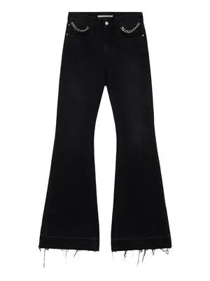 Stella McCartney Falabella Flared Leg Jeans - Black