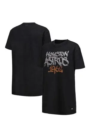 THE WILD COLLECTIVE Houston Astros T-shirt Dress - Black