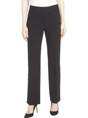 CECE DUPRAZ Ponte Knit Boot Leg Pants - Rich Black