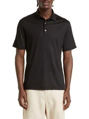 Zegna High Performance™ Wool Polo - Black