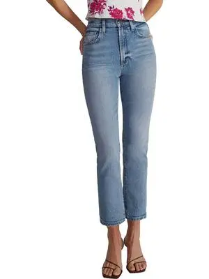 FAVORITE DAUGHTER The Valentina High-waist Crop Cigarette Jeans - Santiago