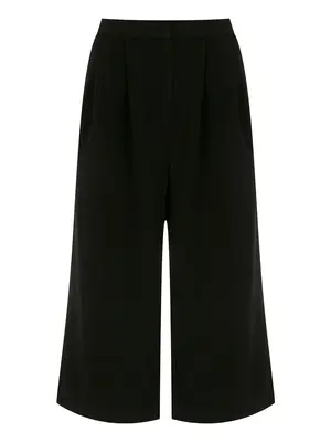 OLYMPIAH High-waisted Bermuda Shorts - Black