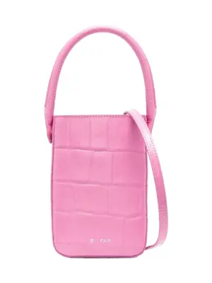 By Far Note Mini Tote Bag - Pink
