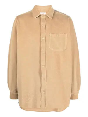 ERL Corduroy Long-sleeve Shirt - Neutrals