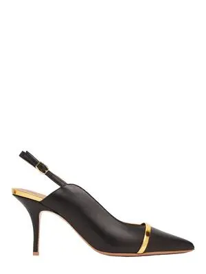 MALONE SOULIERS 85mm Sling-Back Leather Pumps