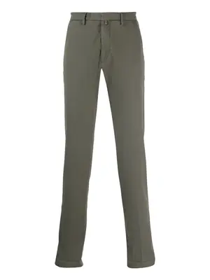 BRIGLIA 1949 Slim-cut Concealed-fastening Chinos - Green