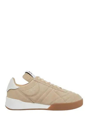 COURREGES Club 02 Leather Sneakers - Neutrals