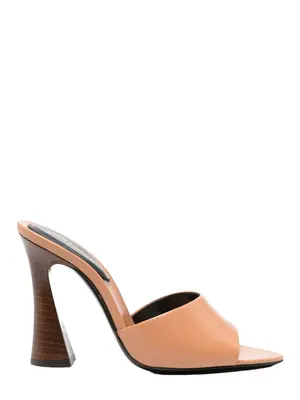 SAINT LAURENT 105mm Suite Leather Sandals