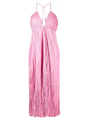 A.L.C. Angelina Pleated Dress - Pink