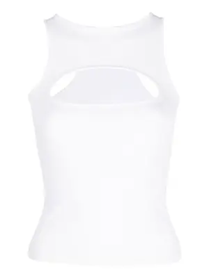 Dsquared2 Cut-out Tank Top - White