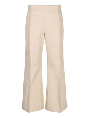 Studio Nicholson Acapulco Flared Trousers - Neutrals