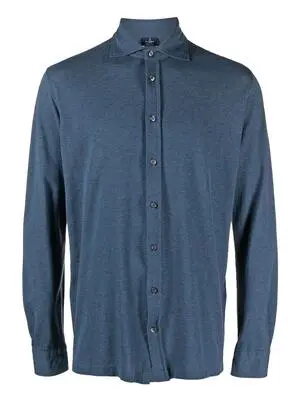 BARBA NAPOLI Long-sleeve Cotton Shirt