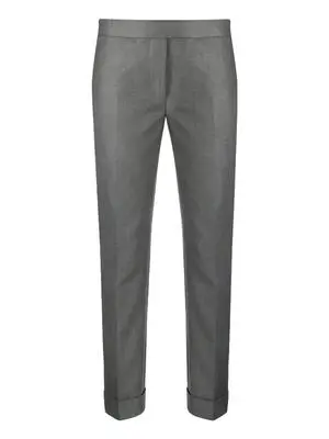 Thom Browne Cropped Skinny Trousers - Grey