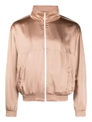Saint Laurent Zip-up Track Jacket - Neutrals