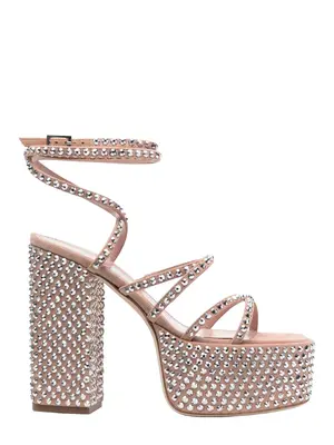 Paris Texas Holly Evita 130mm Platform Sandals - Pink