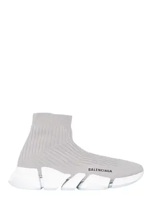 Balenciaga Speed 2.0 Sock-Style Sneakers Grey