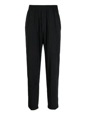 TRIBE AND TRUE Logo Patch Elasticated Waist Trousers - Black