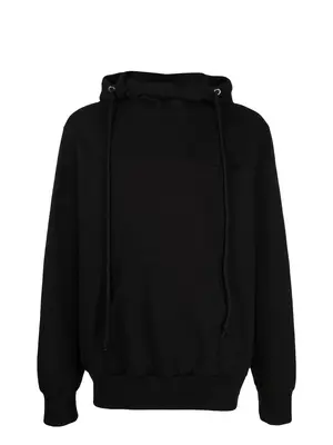 WINNIE N.Y.C Long-sleeve Cotton Hoodie - Black